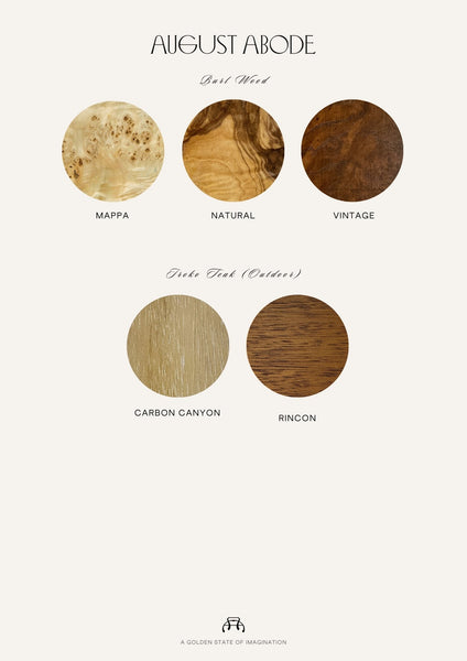 Finish Samples - Wood – August Abode