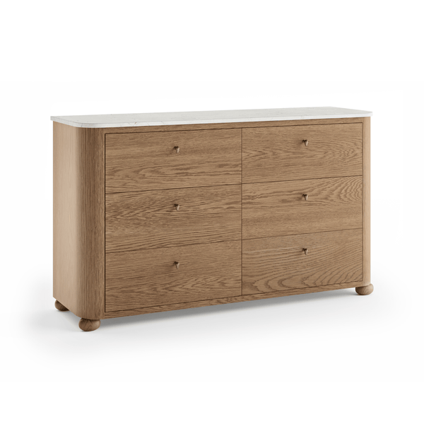 Alma Dresser with Marble – August Abode